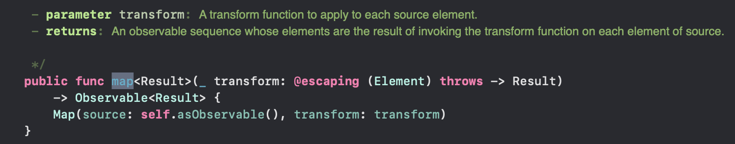 [RxSwift] 6-3. Operators ; Transforming